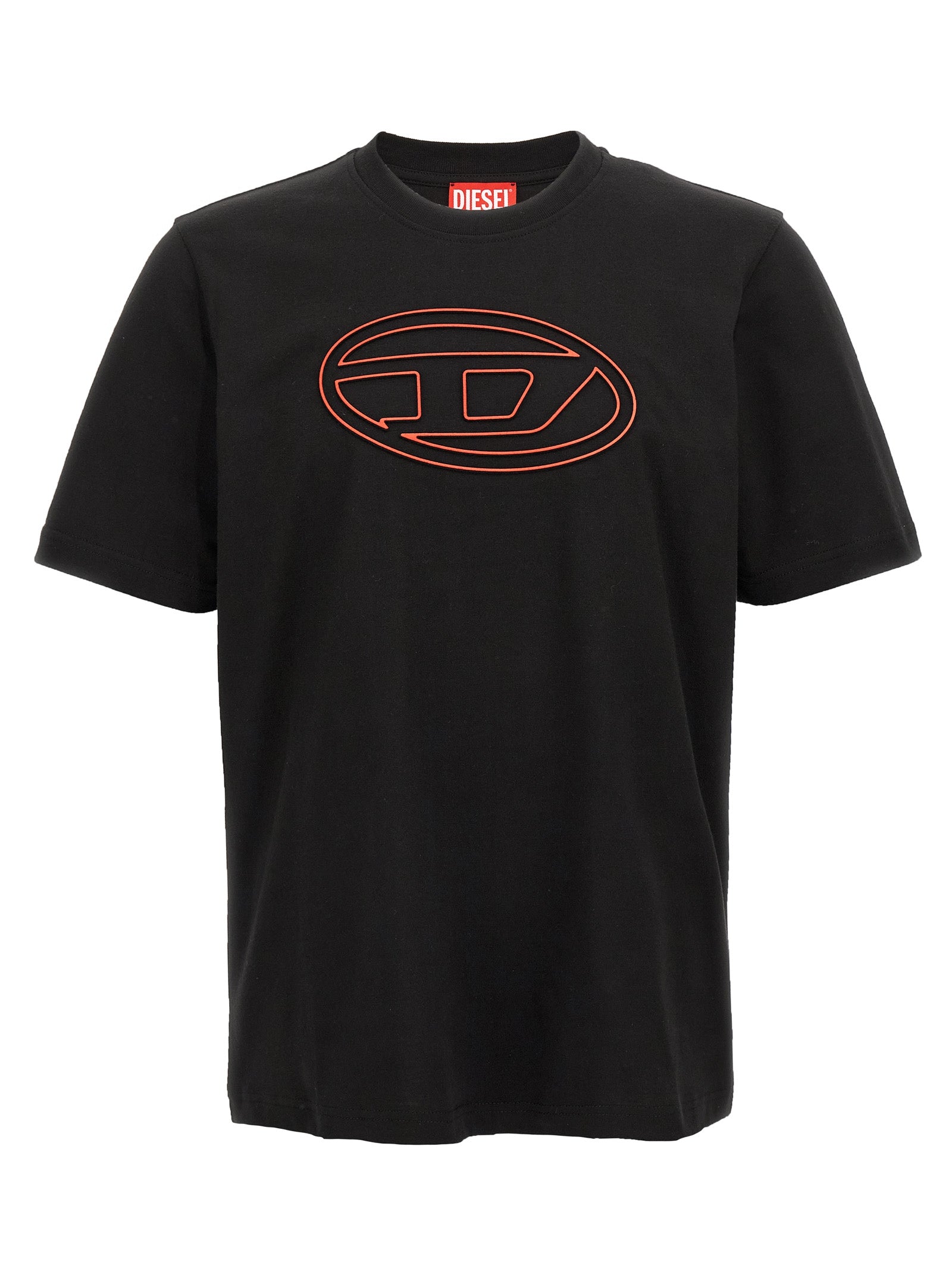 Diesel T-Adjust-Bigoval T-Shirt Black | Wanan Luxury