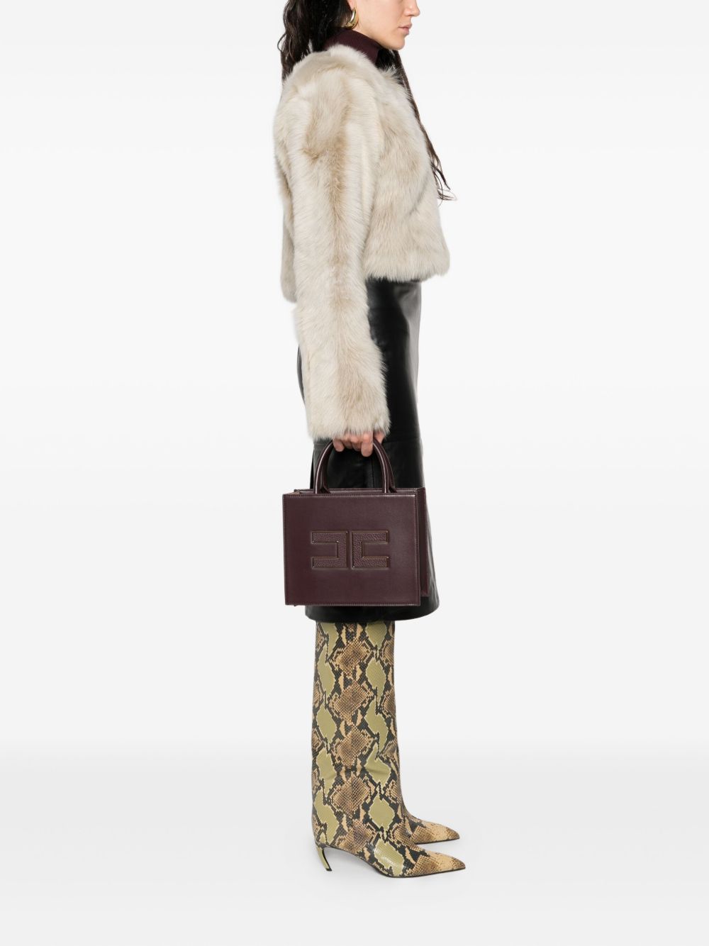 Elisabetta Franchi Bags Brown | Wanan Luxury