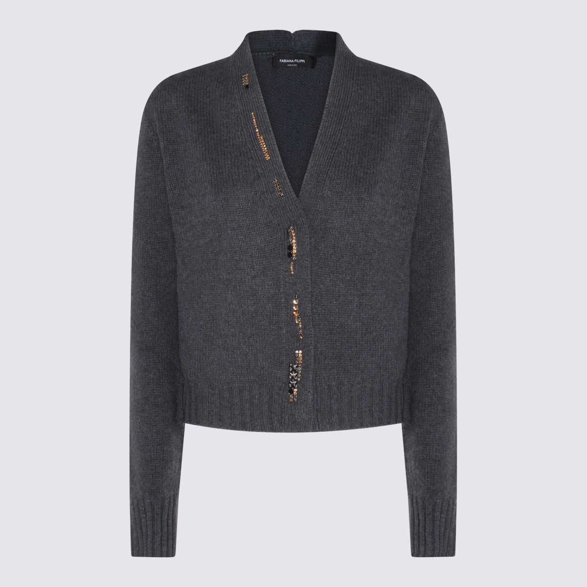 Fabiana Filippi Sweaters Denim Grigio | Wanan Luxury