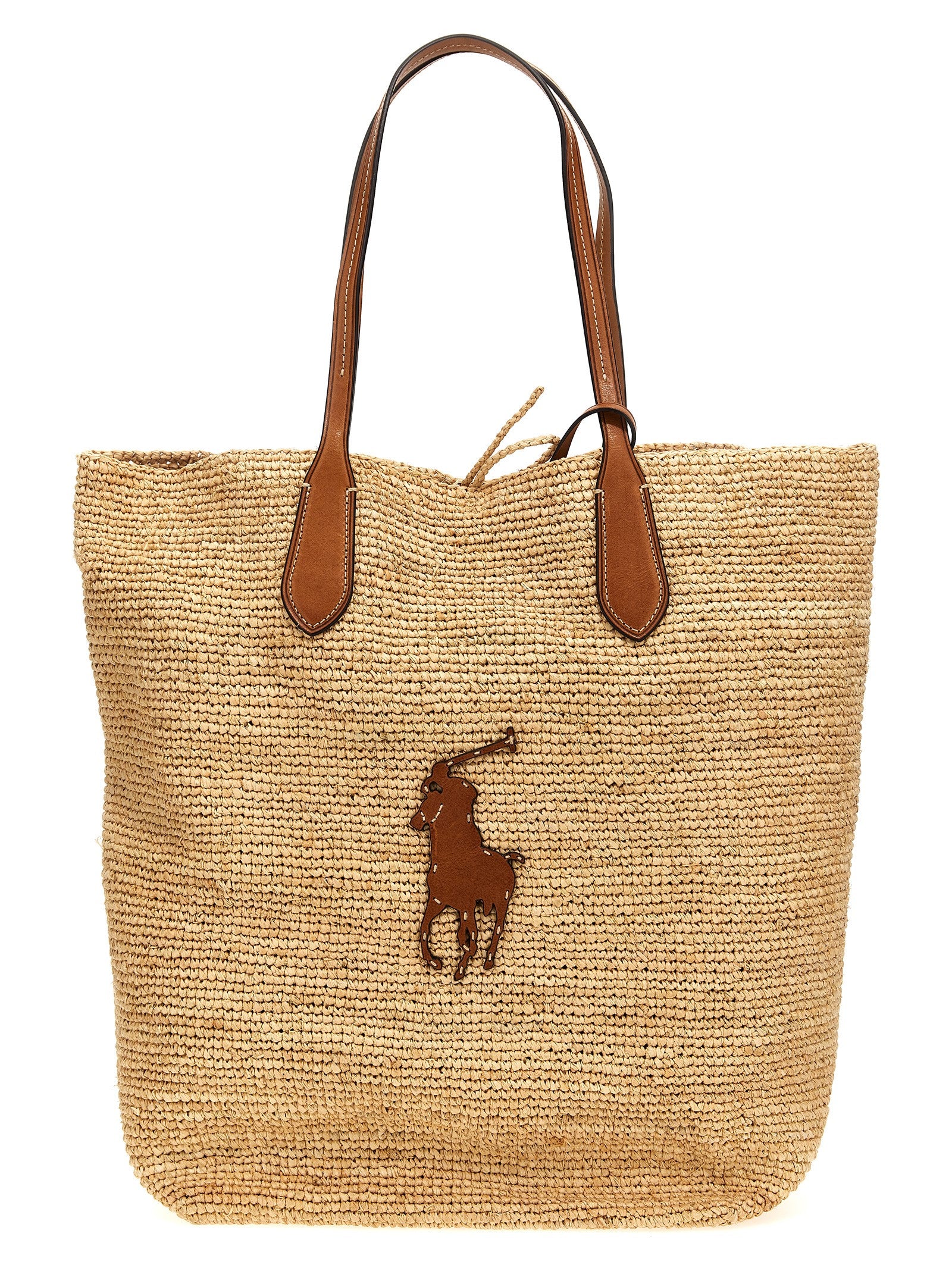 Polo Ralph Lauren Big Pony Tote Bag Brown | Wanan Luxury
