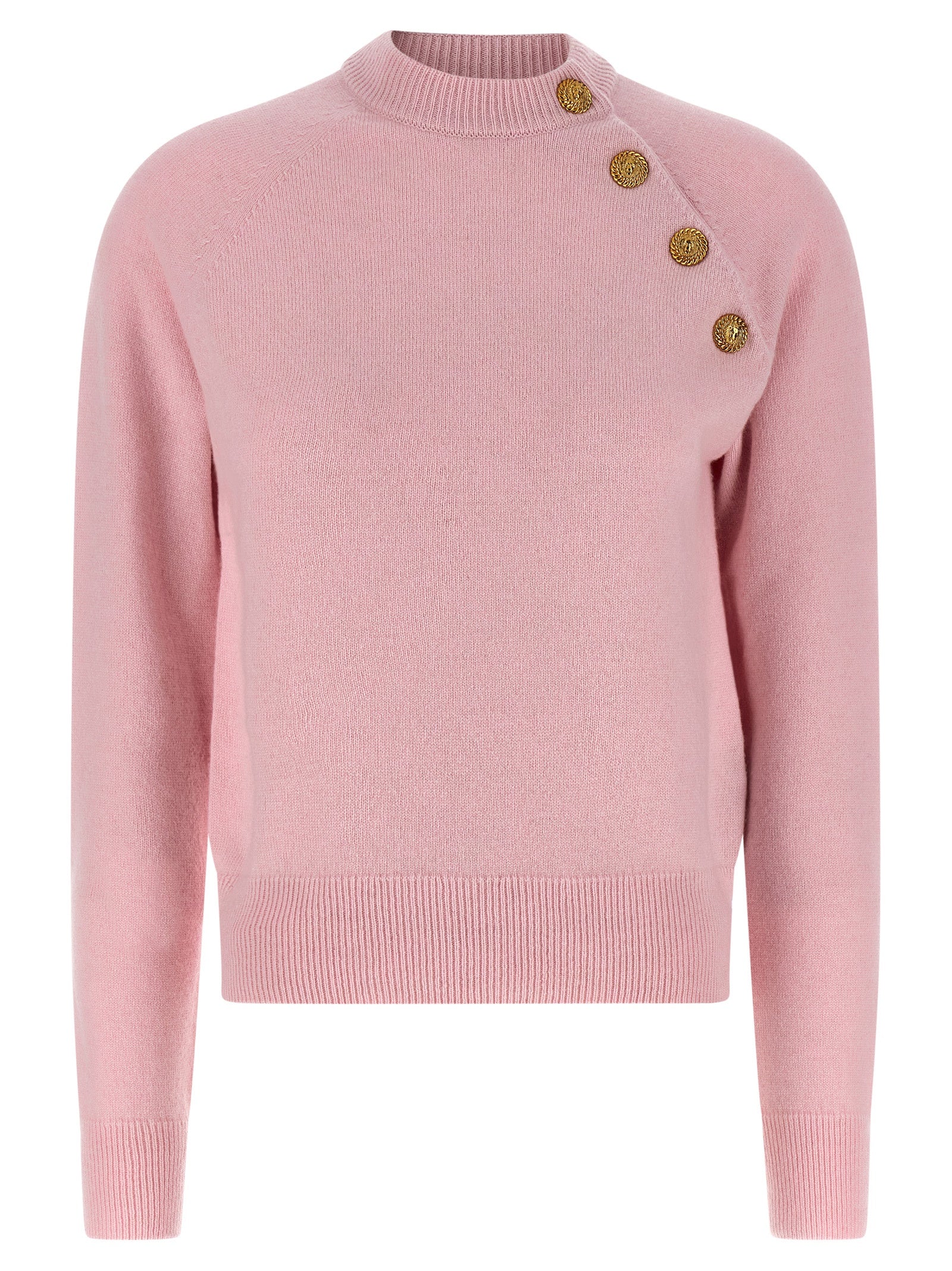 Balmain Cashmere Sweater Sweaters And Cardigans Pink | Wanan Luxury