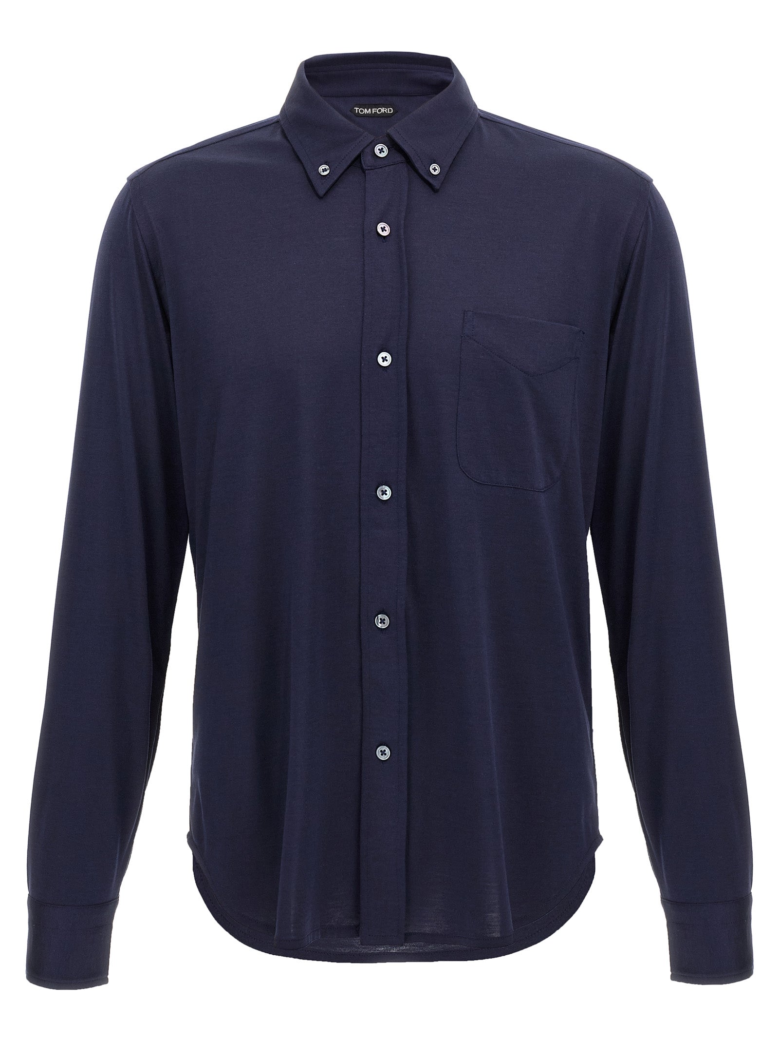 Tom Ford Button-Down Shirt Shirt And Blouse Blue | Wanan Luxury