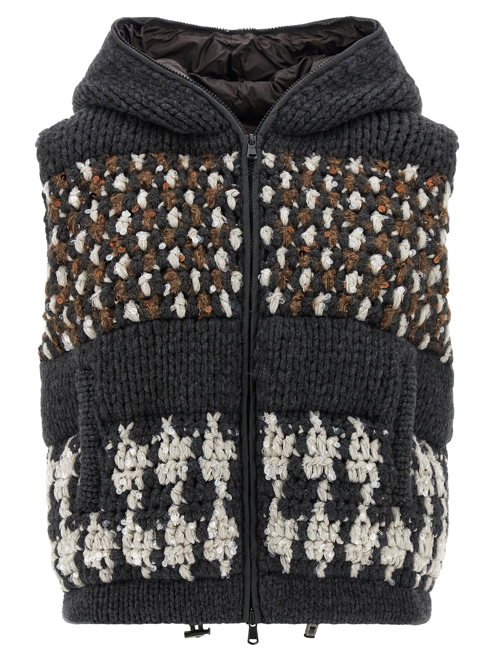 Brunello Cucinelli Opera Gilet Multicolor | Wanan Luxury
