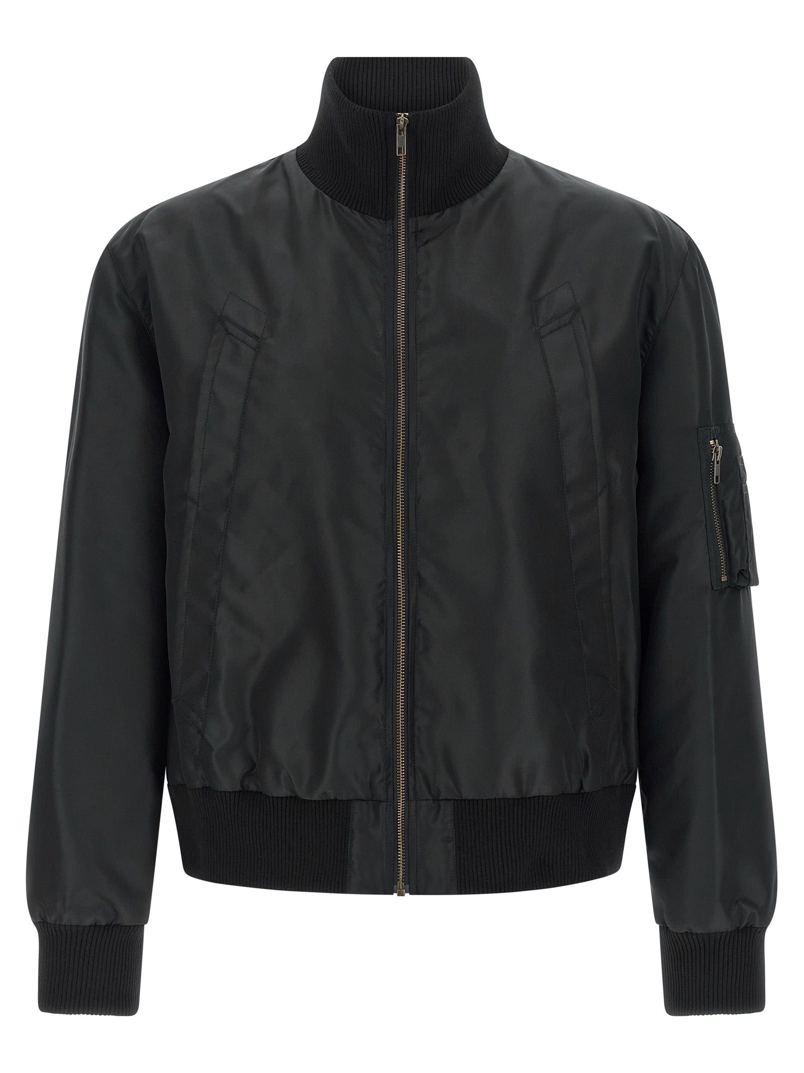 Mm6 Maison Margiela White Stitch Line Puffer Jackets Black | Wanan Lux ...