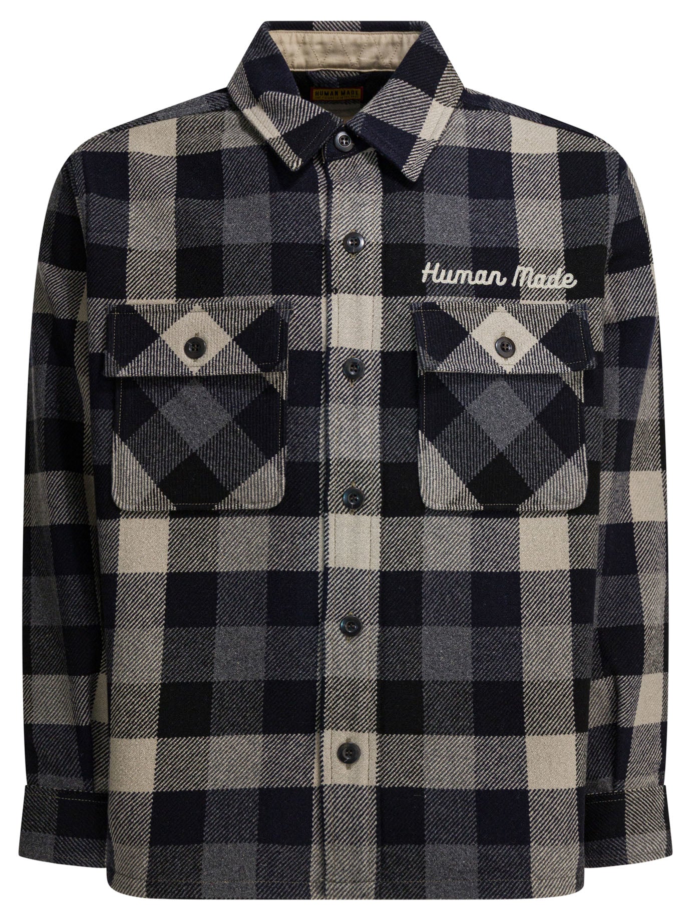 Human Made Wool Overshirt Jacket Jackets And Coats Black | Wanan Luxur ...