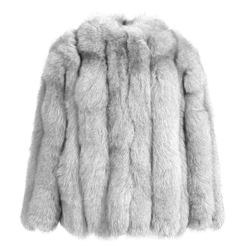 Wanan Touch | Reine Gray Fox Fur Jacket - Women - Wanan Luxury